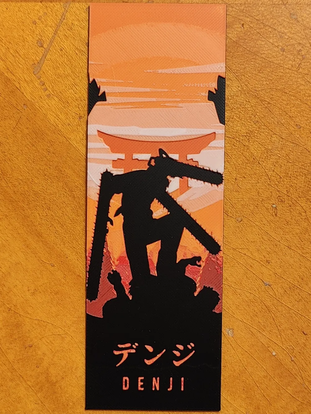 Denji Chainsaw Man Bookmark - 4 Colours by Sarge - MakerWorld