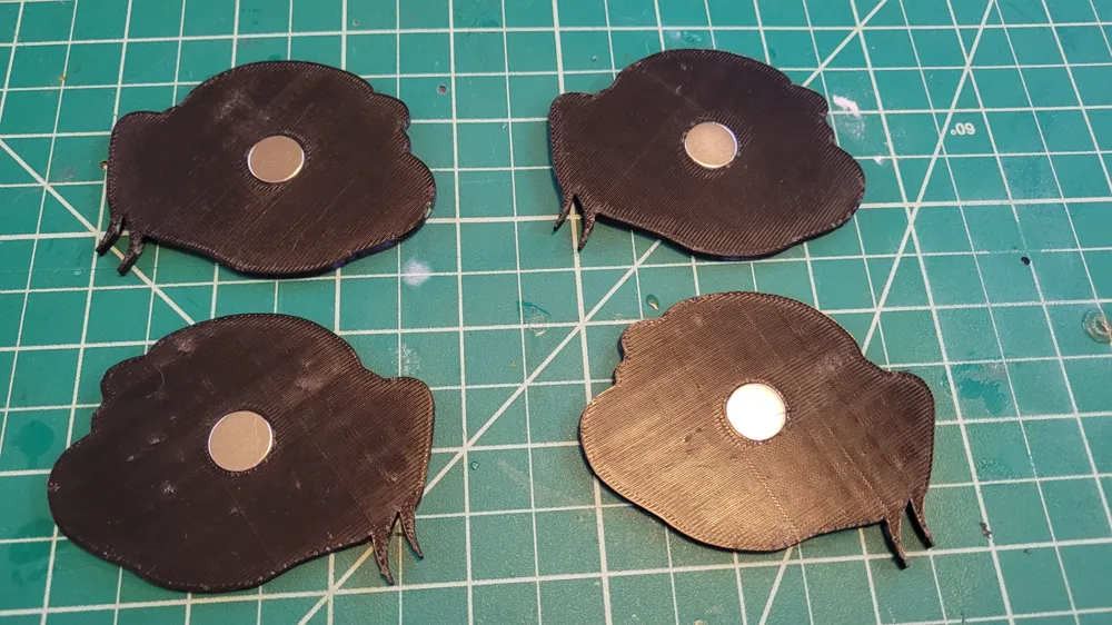 TMNT Magnets by sidbarret007 - MakerWorld