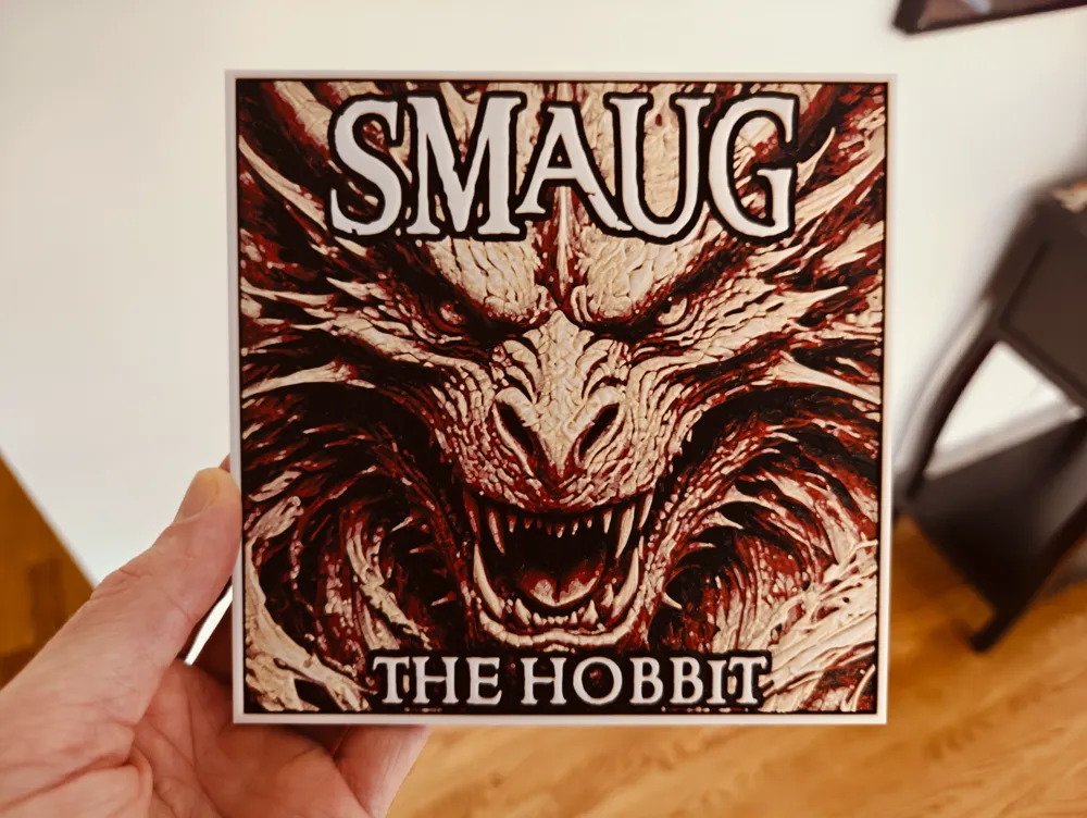 The Dragon Smaug - The Hobbit - Free 3D Print Model - MakerWorld