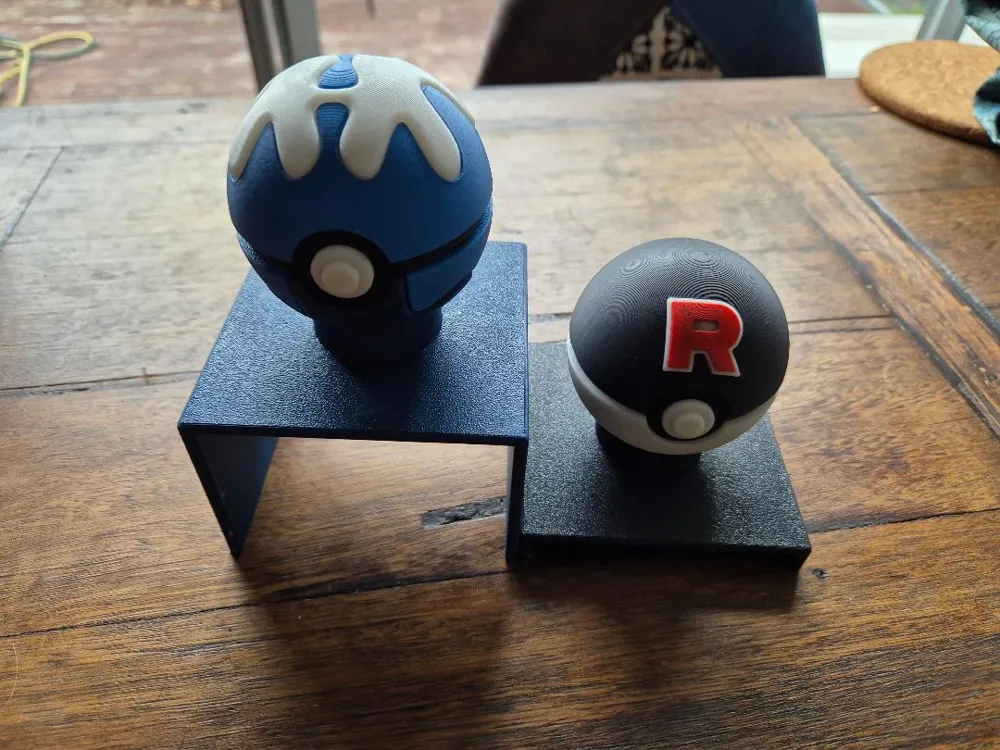 N3D Pokeball Stand 65mm High Stand by 3DM - MakerWorld