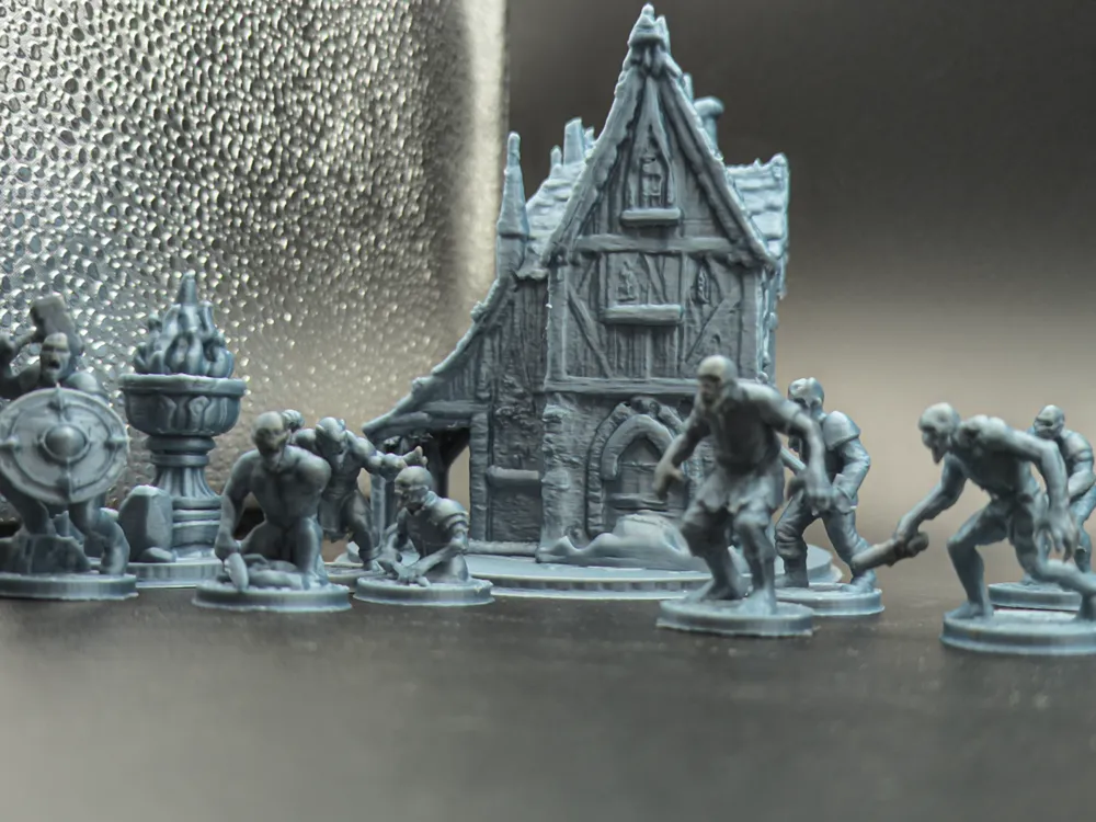 BIG ZOMBIE PACK - 7 Zombies, Gothic House & Beacon by Nozzleborn ...