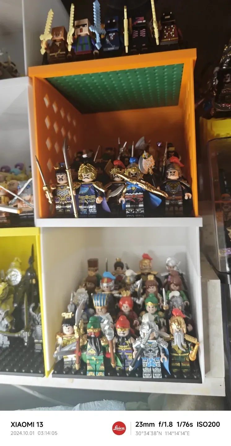 LEGO Minifigure 4-tier Display Stand Stackable by user_2143836056 ...