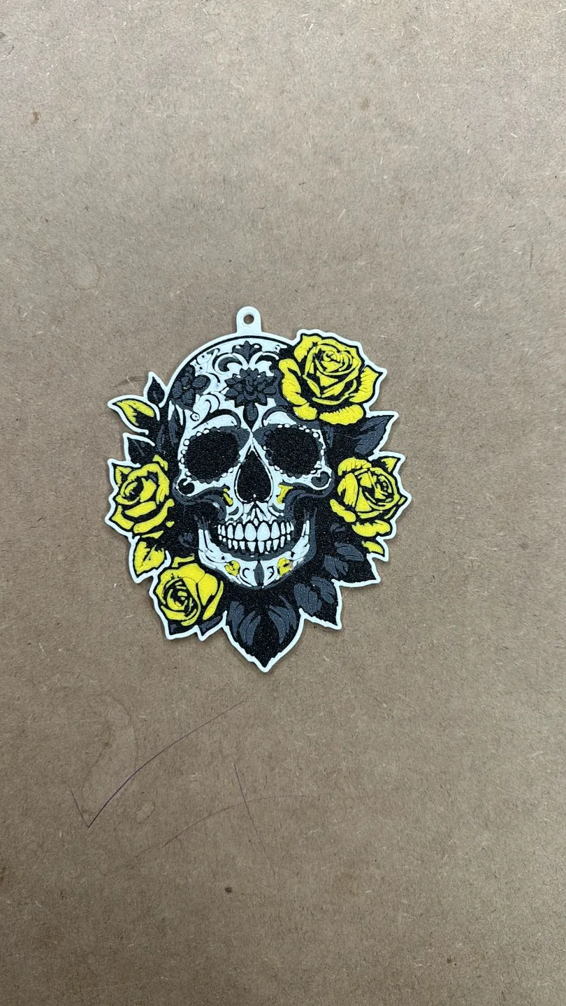 MEXICAN SKULL KEY CHAIN by DD.DESING2K16 - MakerWorld