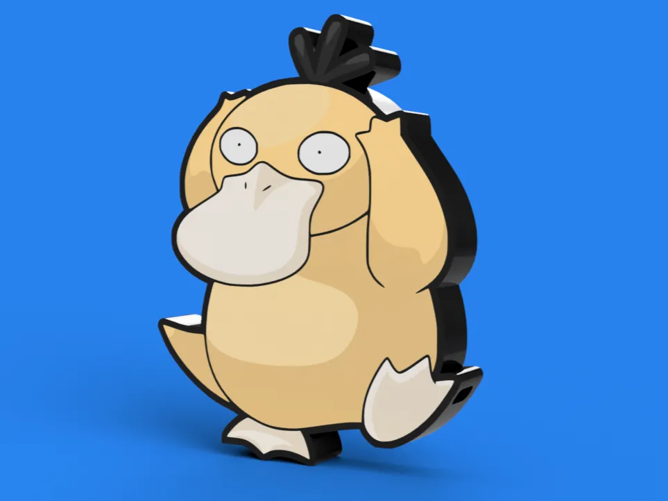 Psyduck Lightbox by Sitsero - MakerWorld