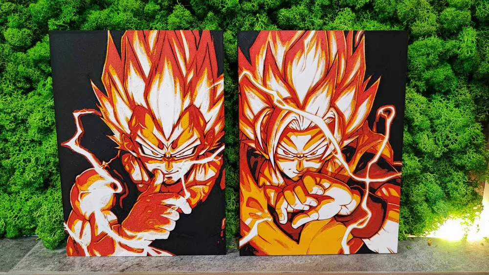 Vegeta fired Up by Garuda3D - MakerWorld