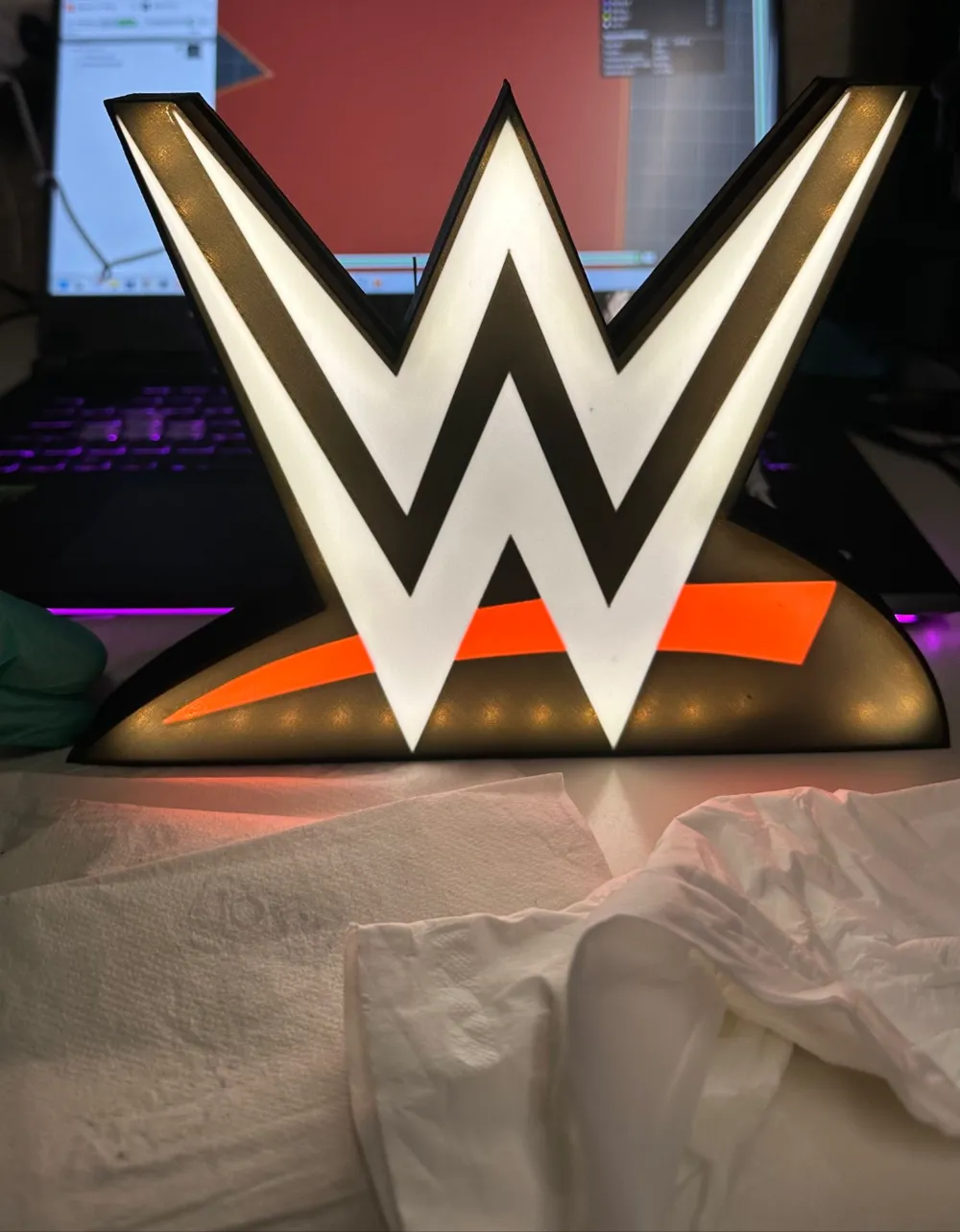 WWE Lamp by Auro2k - MakerWorld