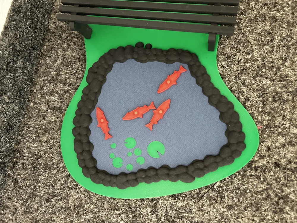 Elf's interactive fishing pond set - Free 3D Print Model - MakerWorld