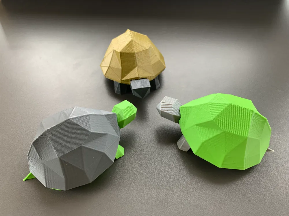 Tiny Terrapin Trays (Low Poly Model) by DatumCAD - MakerWorld