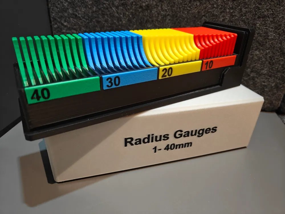 Radius Gauges - Free 3D Print Model - MakerWorld