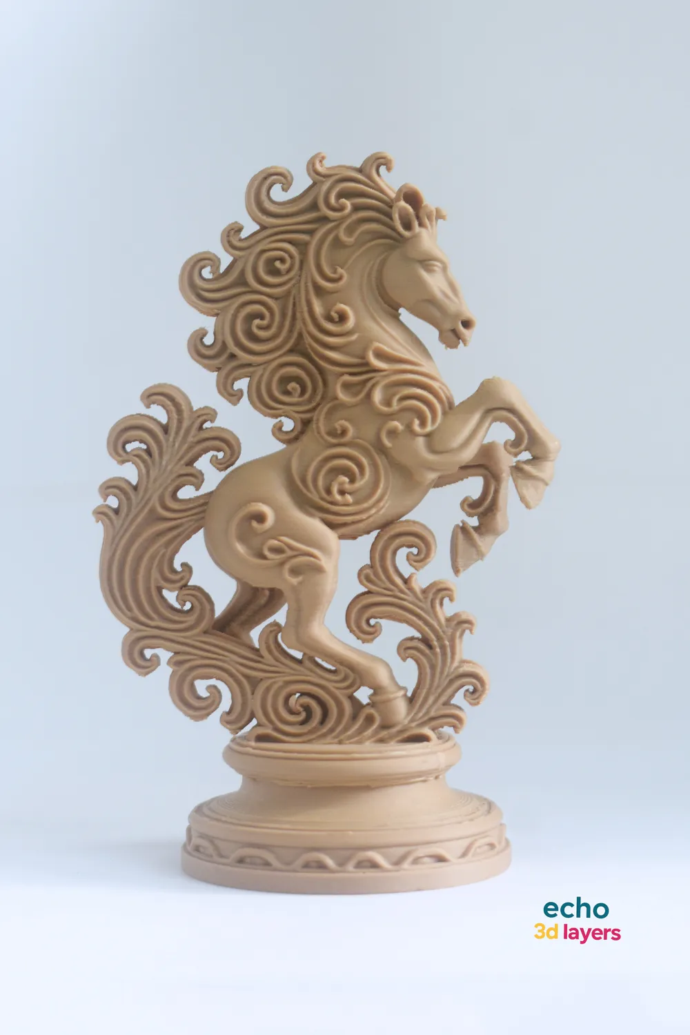 horse sculpture by Echo 3D Layers MakerWorld: Download Free 3D Models