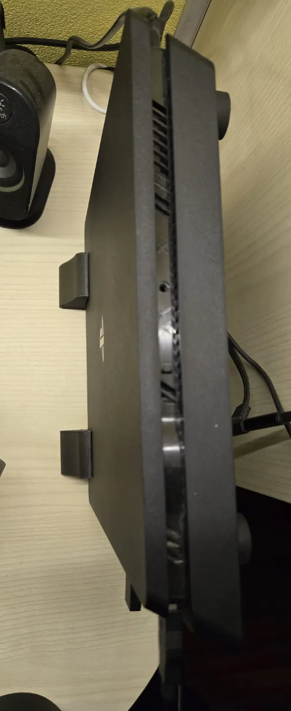 PS4 Slim vertical stand on table by Gerard74 MakerWorld: Download Free ...