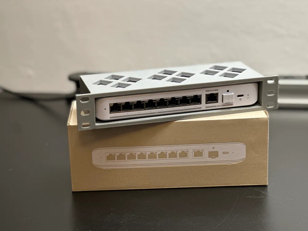 UniFi Switch Flex 2.5G 8 10" Mini Rack Mount by Samuel Orsenne - MakerWorld