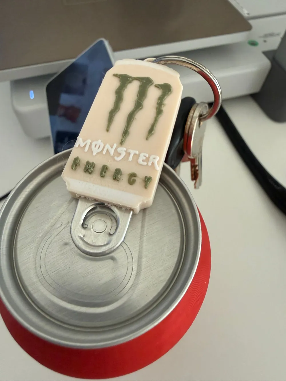 Llavero Monster Energy impresión rápida abrelatas - Modelo de impresión ...