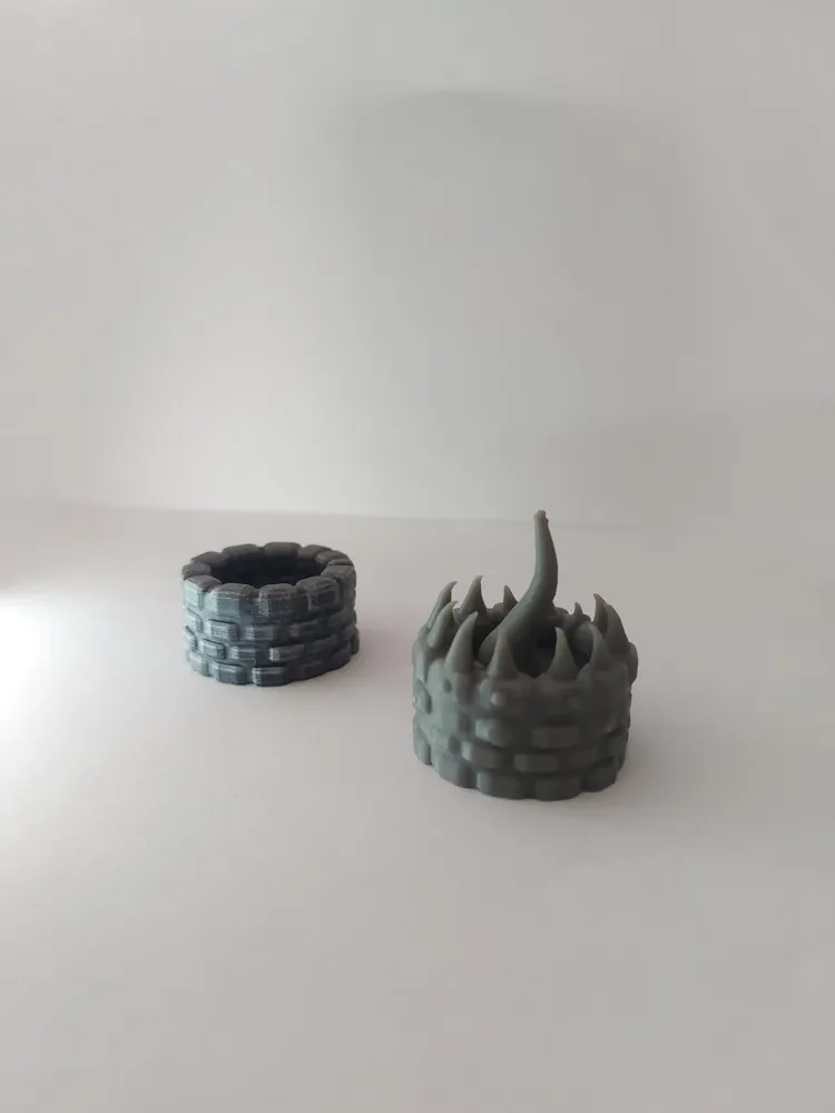 D&D Mini - Well Mimic - 2 Variations - TTRPG model by dungeons and ...