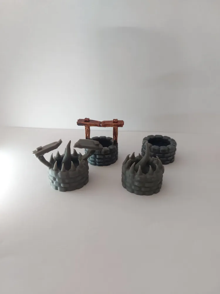D&D Mini - Well Mimic - 2 Variations - TTRPG model by dungeons and ...