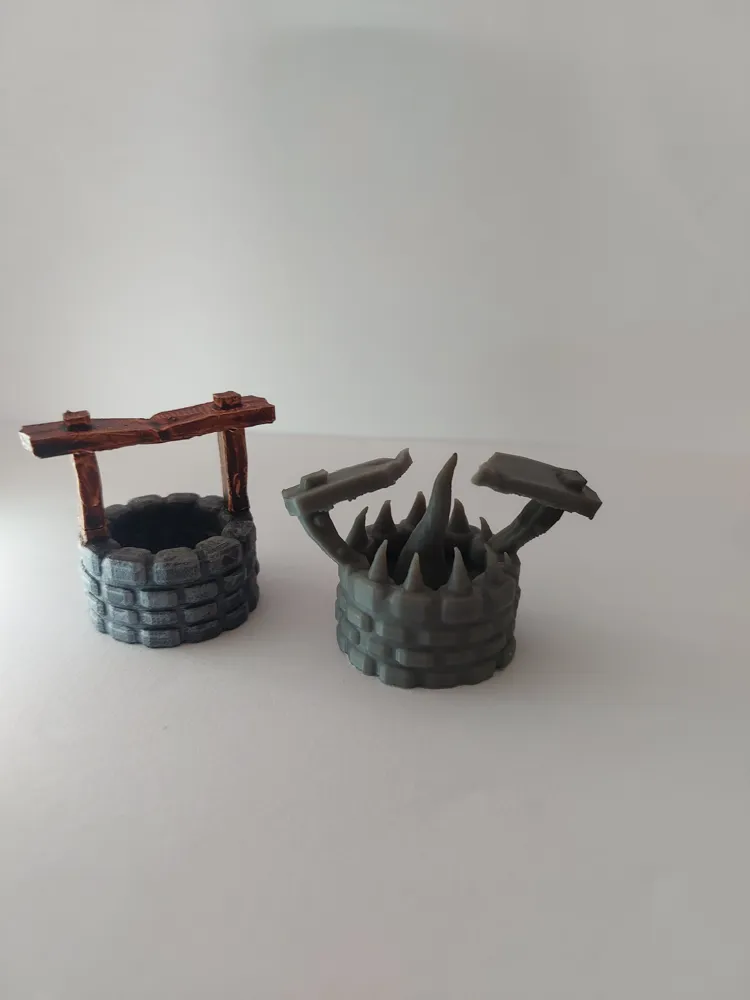 D&D Mini - Well Mimic - 2 Variations - TTRPG model by dungeons and ...