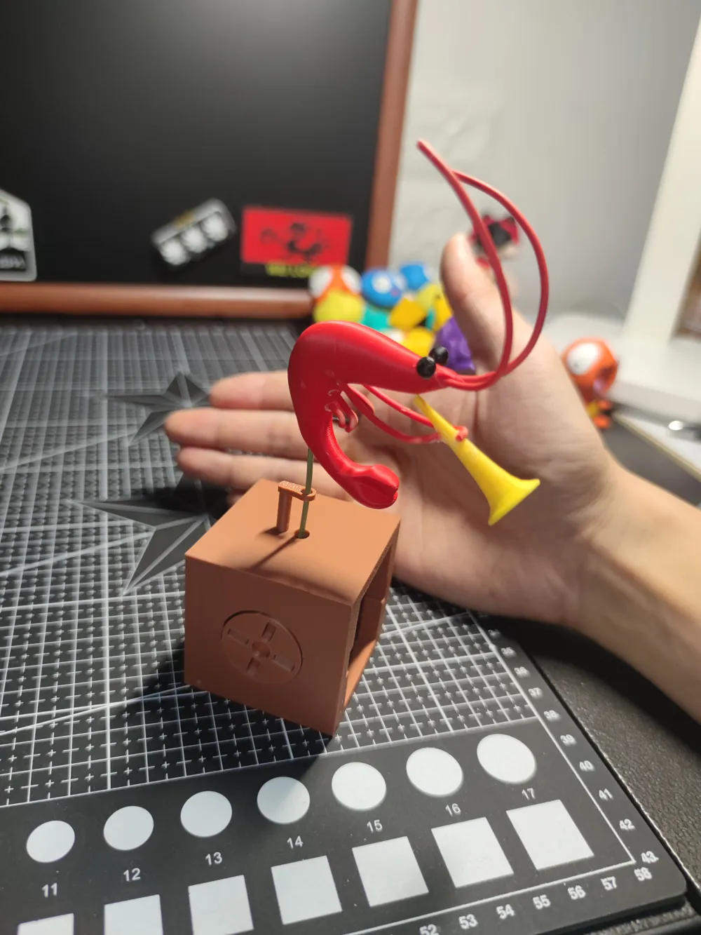 Articulated Musical Prawn Automaton - Free 3D Print Model - MakerWorld