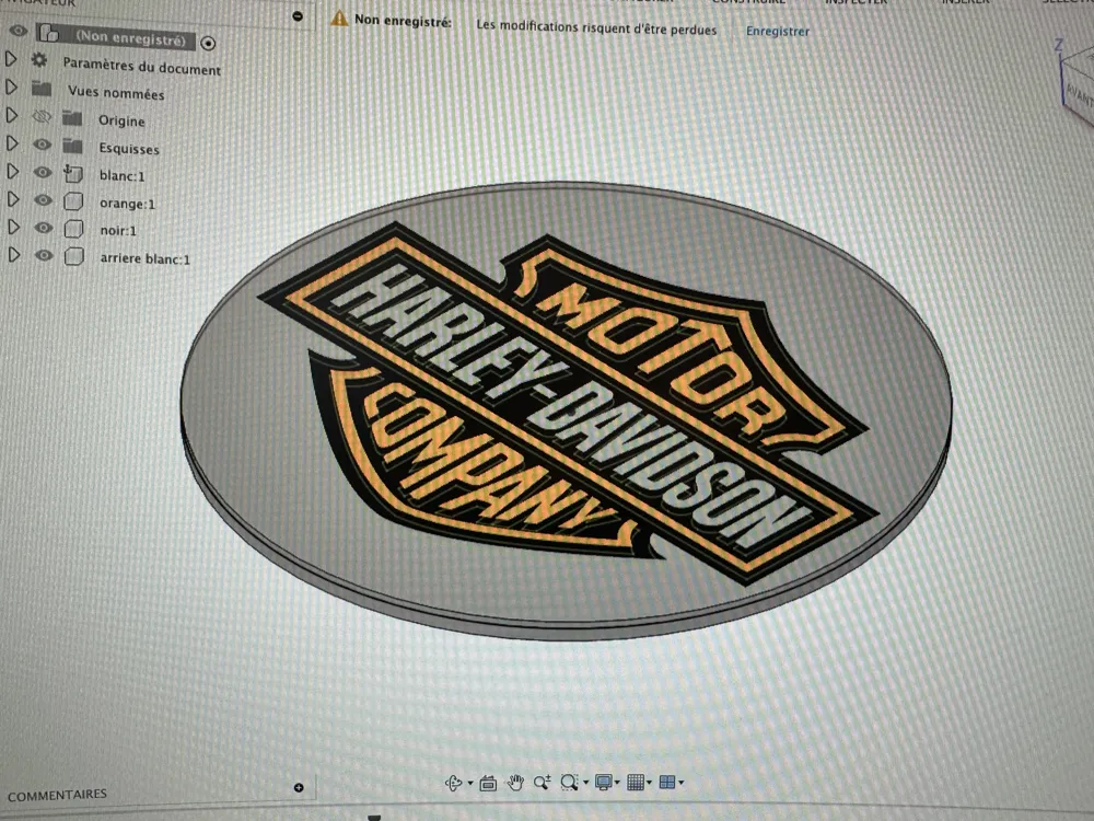 Coaster Harley Davidson - Free 3D Print Model - MakerWorld