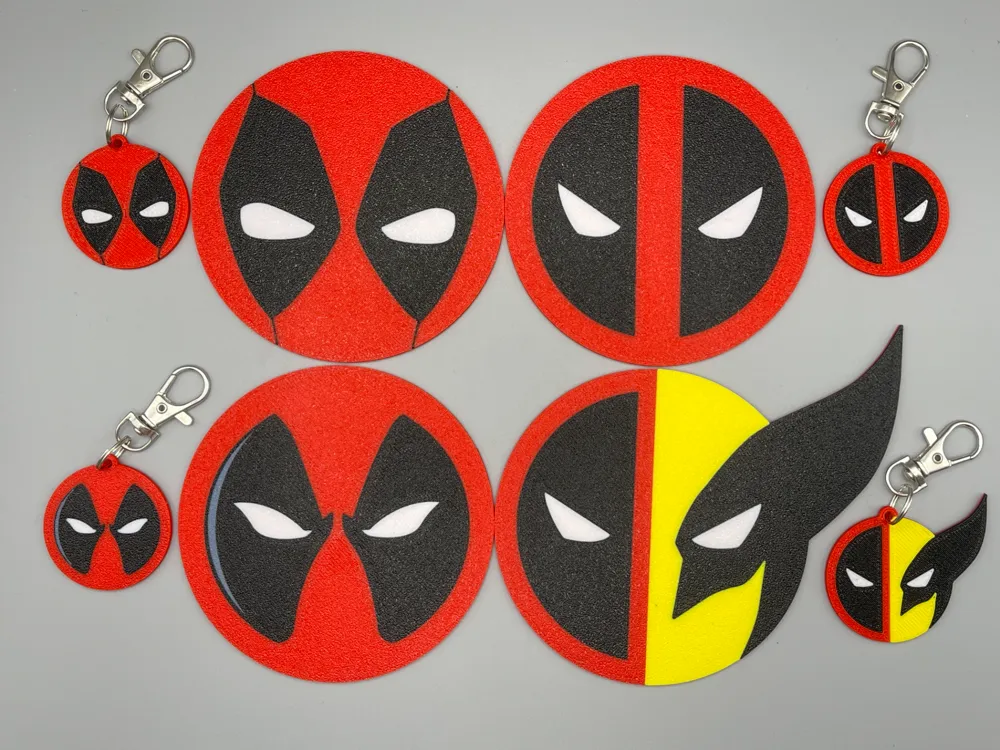 Deadpool Keyring [Style 1] by MalcTheOracle - MakerWorld