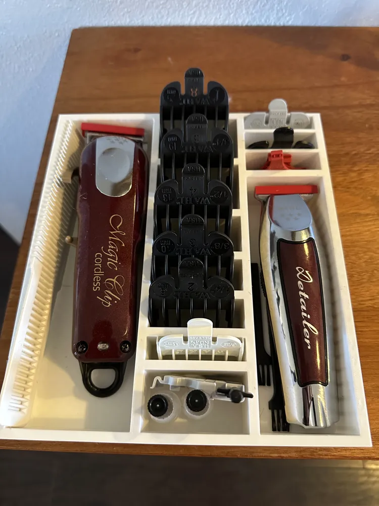 Cordless Wahl Clipper Storage by 3DPODesigns - MakerWorld
