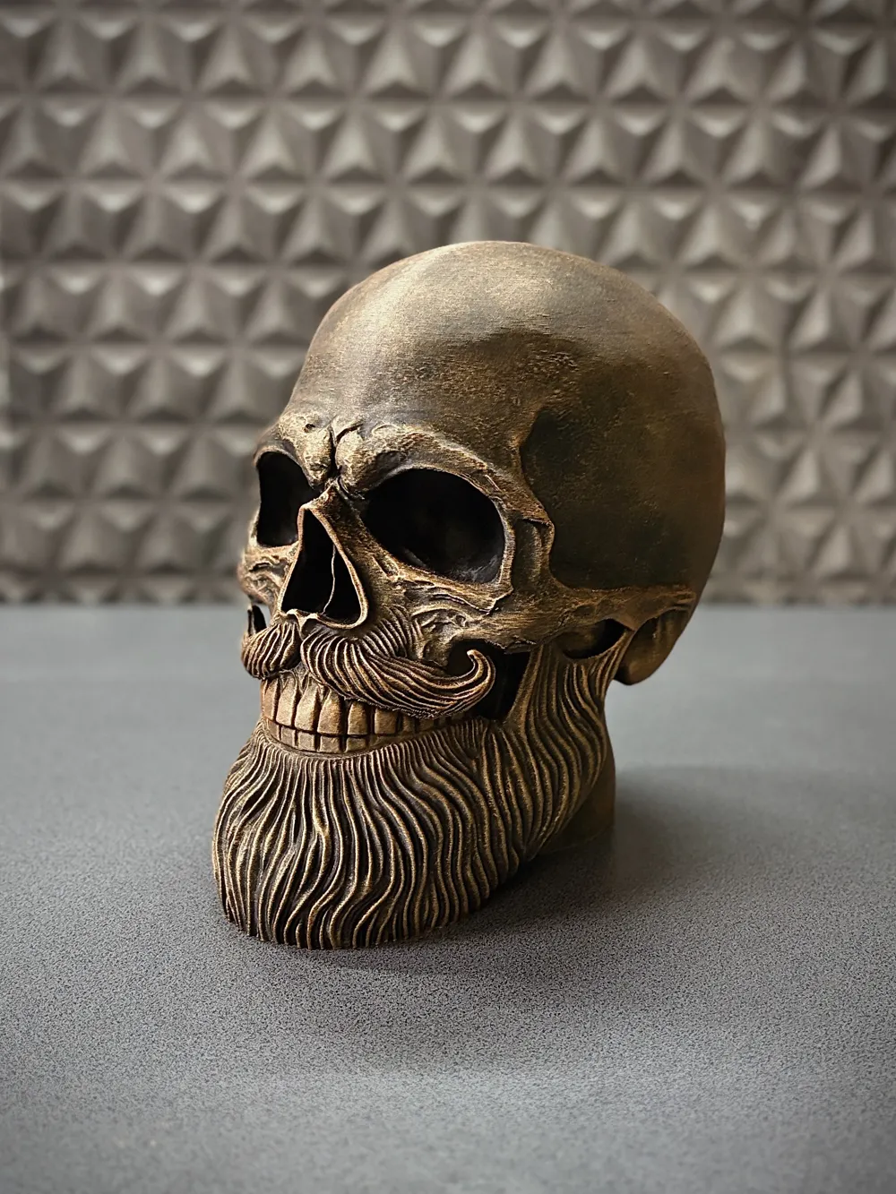 Gentleman Prime Skull - Headphone Stand - Free 3D Print Model - MakerWorld