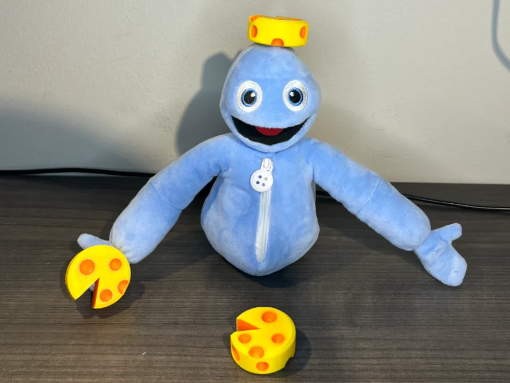 Yeeps cheese block with hole for magnet by Grookey’z - MakerWorld