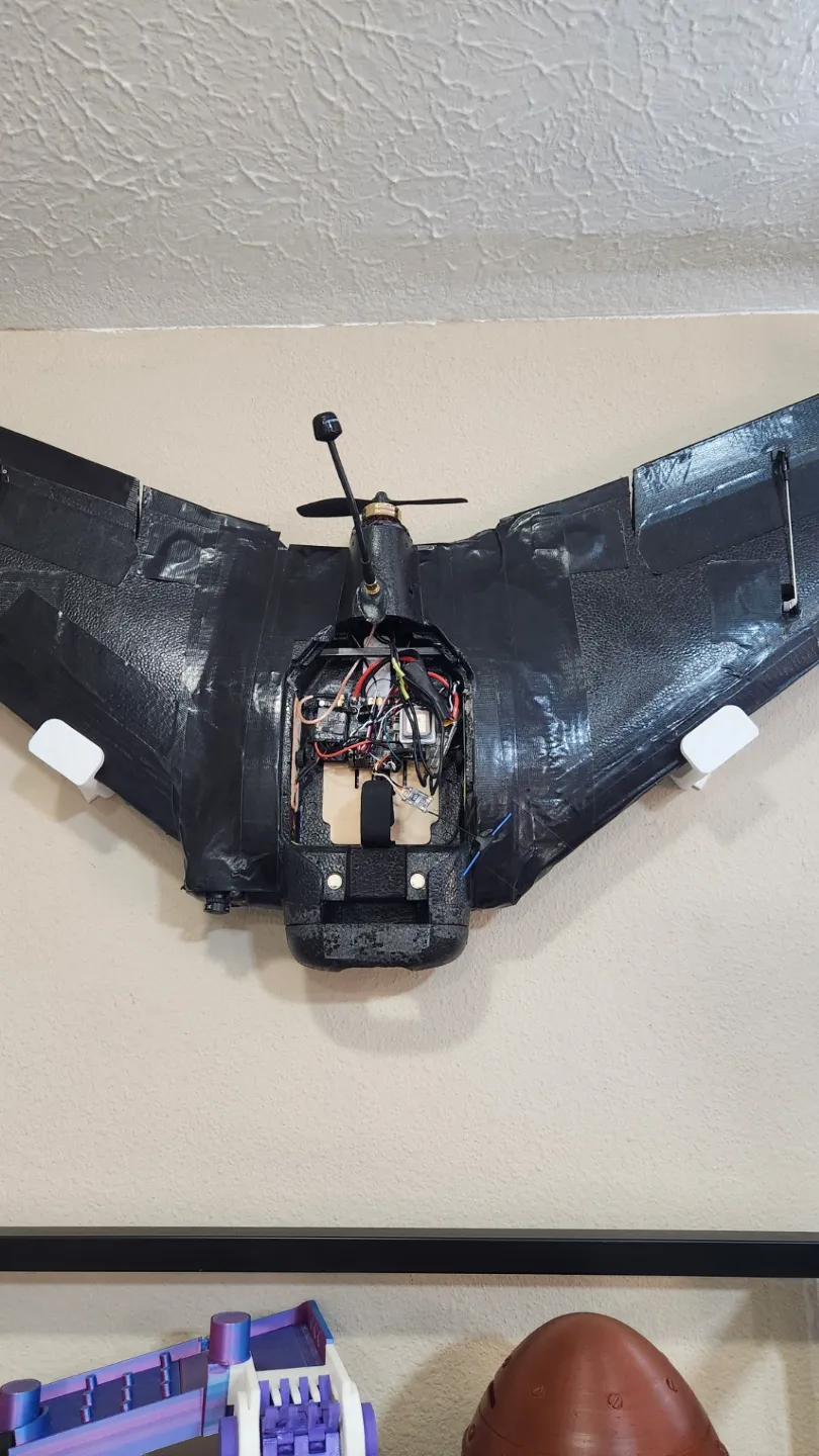 Ar wing/fixed wing drone wall mount by dyha33 MakerWorld: Download Free ...