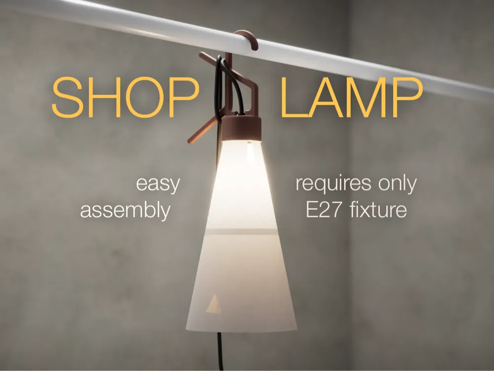 Lámpara de taller versátil - Modelo de impresión 3D gratuito - MakerWorld