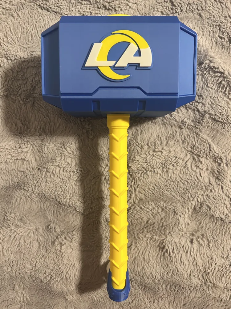 Los Angeles Rams LOGO for Thor's Hammer by K3DPrint MakerWorld ...