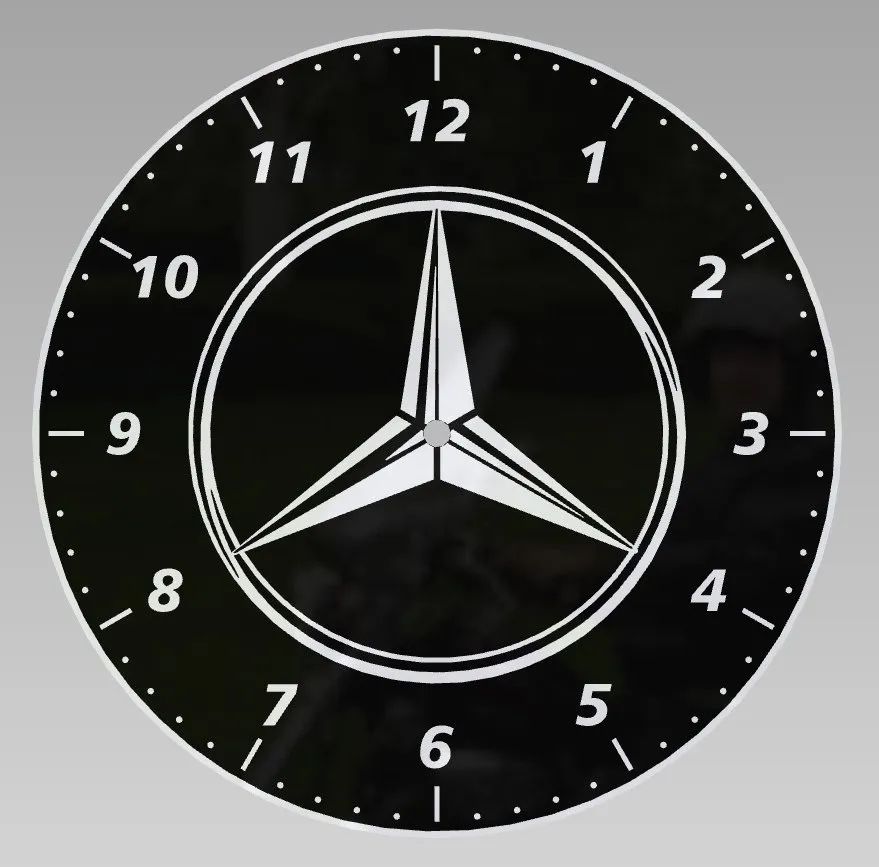 Mercedes dial for wall clock by Mr. Bastler MakerWorld: Download Free ...