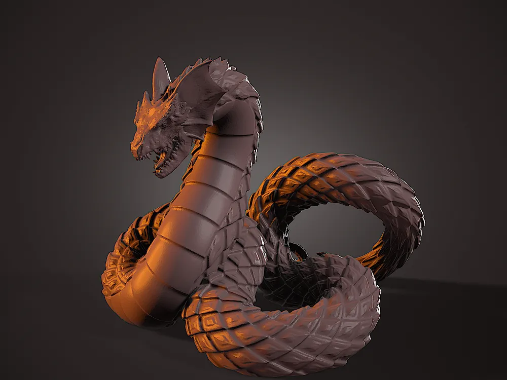 Basilisk by miniShev MakerWorld: Download Free 3D Models