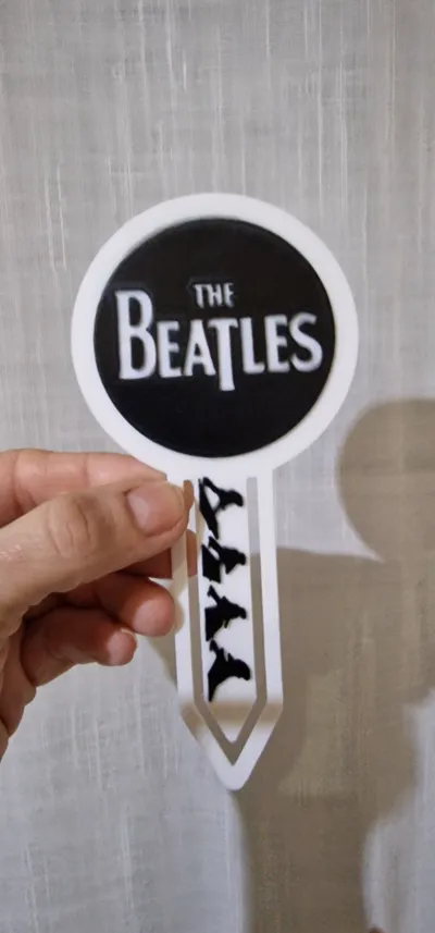 THE BEATLES bookmark Marcador libros THE BEATLES by darvil66 - MakerWorld