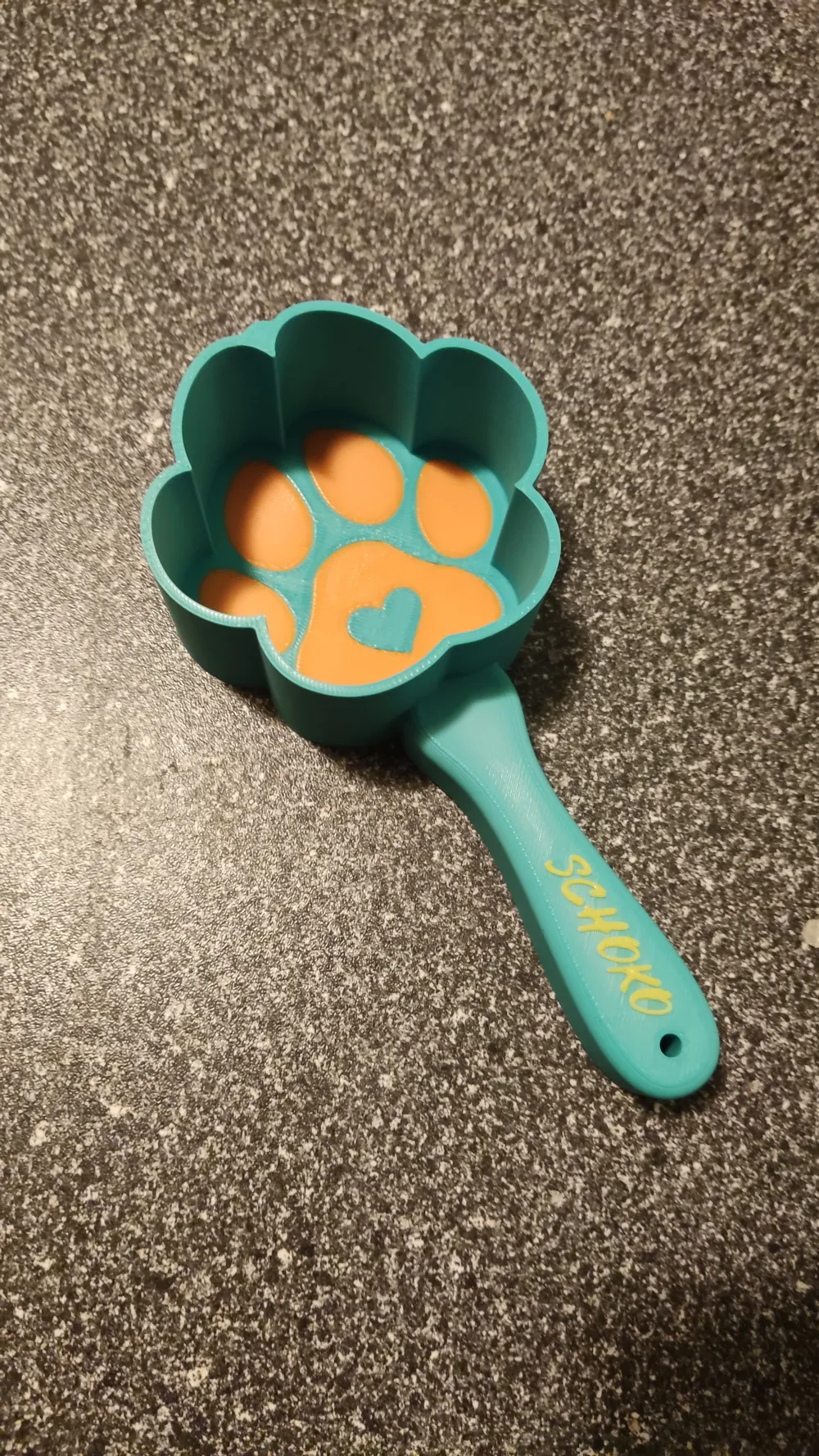 Dog Food Scoop Paw - Free 3D Print Model - MakerWorld