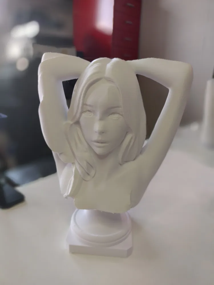 Ai Girl Statue by omphteliba MakerWorld: Download Free 3D Models