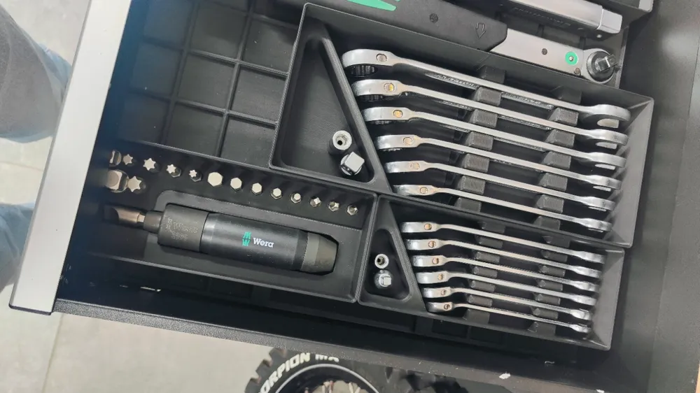 Gridfinity Wera impact screwdriver holder by Llama16 - MakerWorld