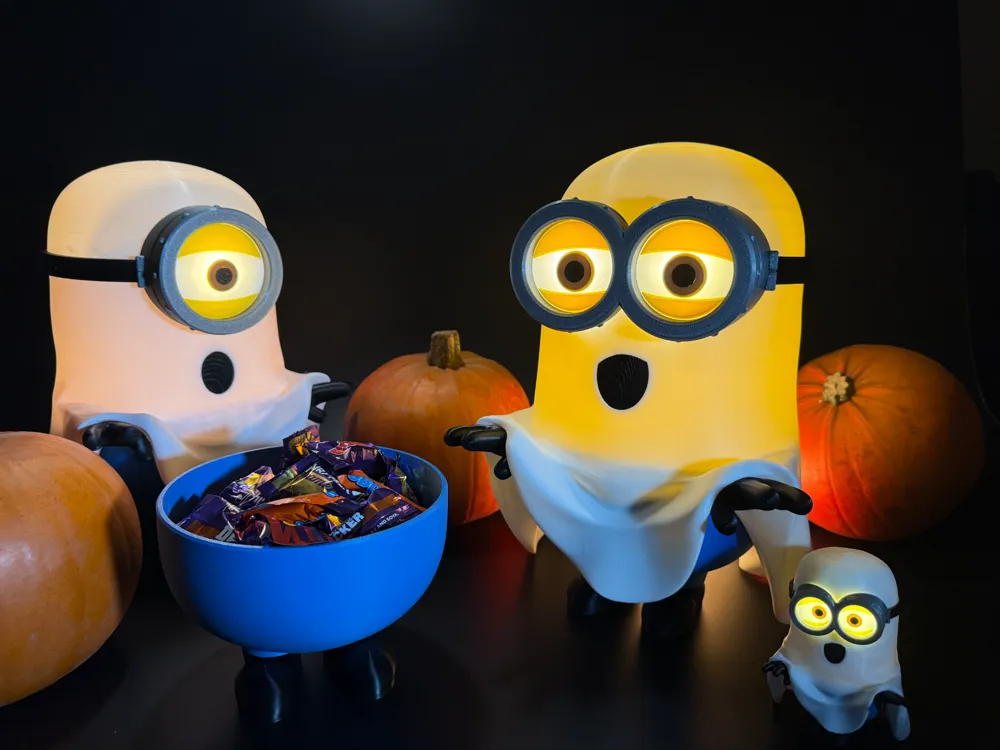 Large Minion Ghost - Concealed Candy Bowl by Trusted Developments ...