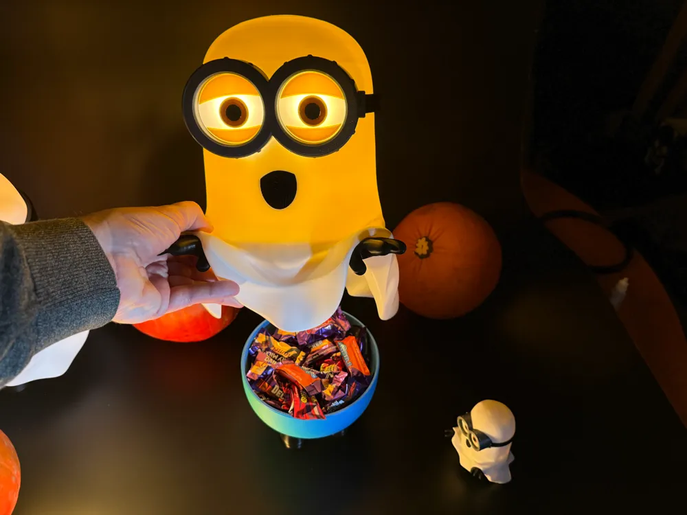 Large Minion Ghost - Concealed Candy Bowl by Trusted Developments ...