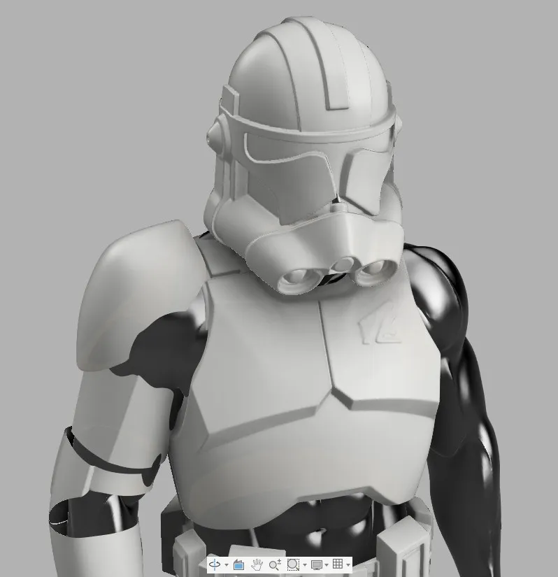 Wearable Phase II Clone Trooper Armor. Star Wars - Free 3D Print Model ...