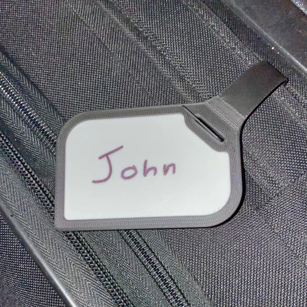 Simple Luggage Tag by Oisin - MakerWorld
