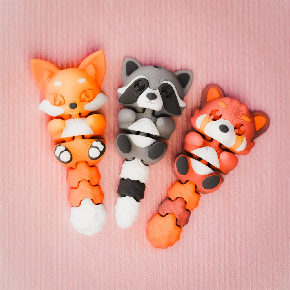 Raposa Flexível Fofa por Mrs. Nord MakerWorld: Baixe modelos 3D gratuitos