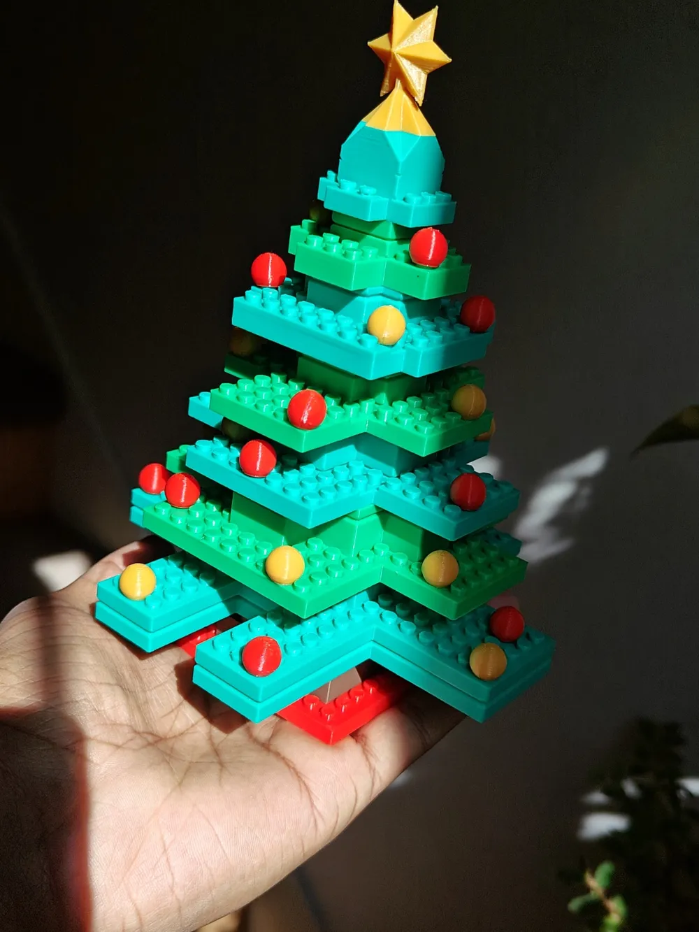 Brick Christmas Tree (Higly Detailed+No AMS) - Free 3D Print Model ...