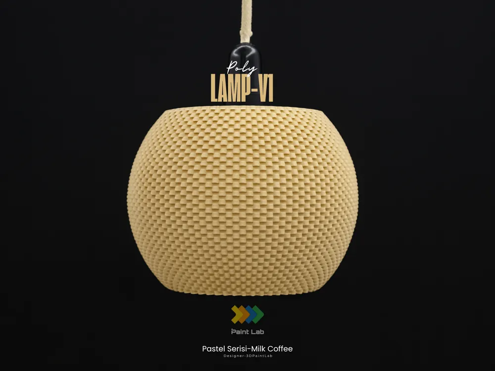 Poly-Lamp Shade - V1 - Free 3D Print Model - MakerWorld