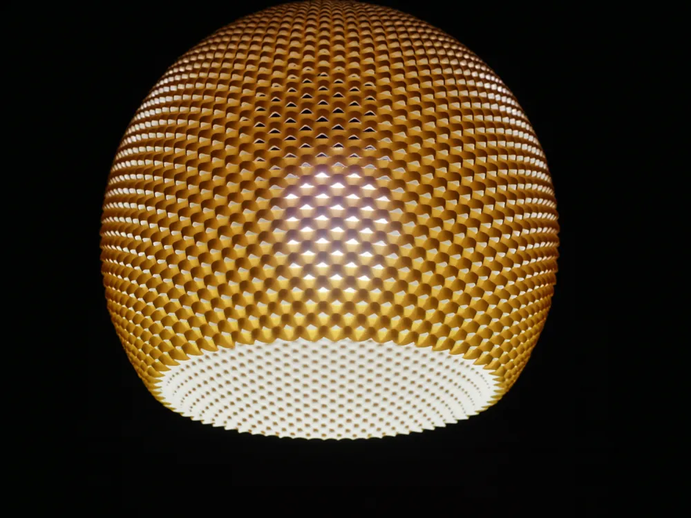 Poly-Lamp Shade - V1 by 3D Paint Lab MakerWorld: Download Free 3D Models