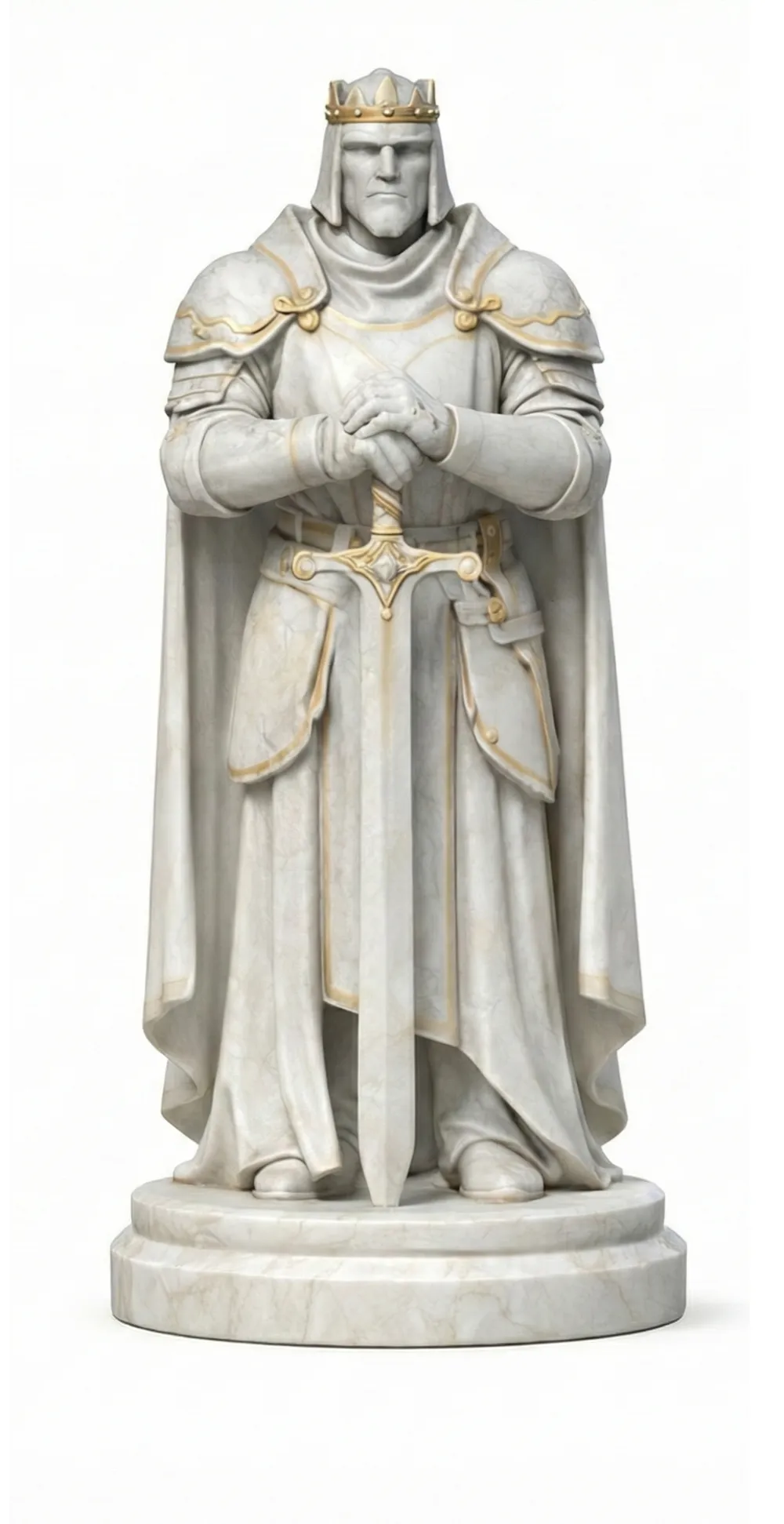 Roi Templier | Statue d'échecs médiévale - Modèle d'Impression 3D ...