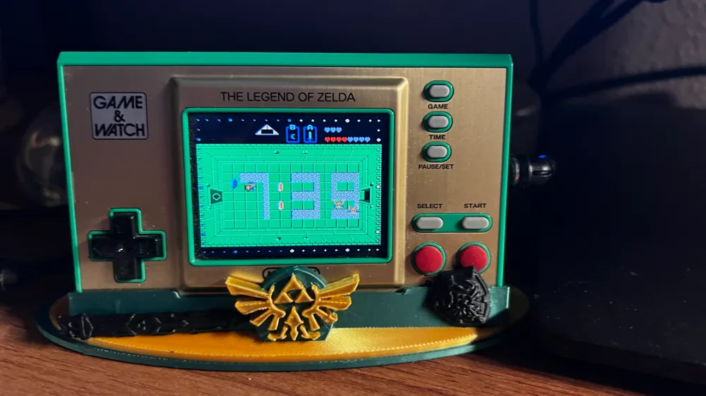 Game & Watch Display Stand Nintendo Inspired Zelda by Michill Designs ...