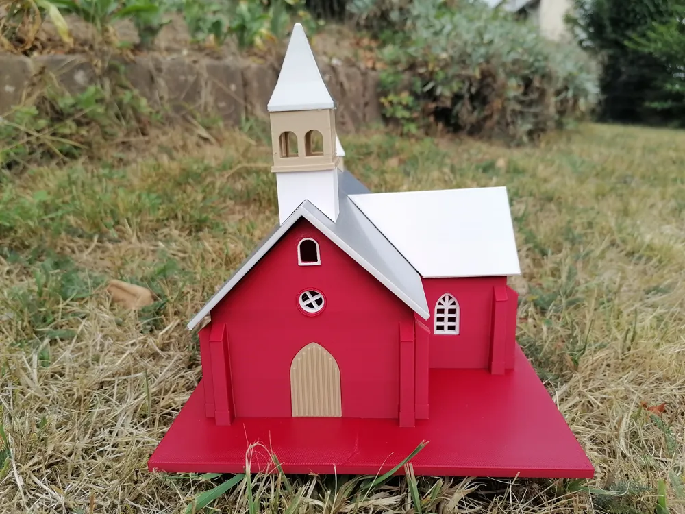 Village Church by user_122803431 MakerWorld: Download Free 3D Models