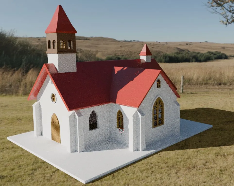 Village Church by user_122803431 MakerWorld: Download Free 3D Models