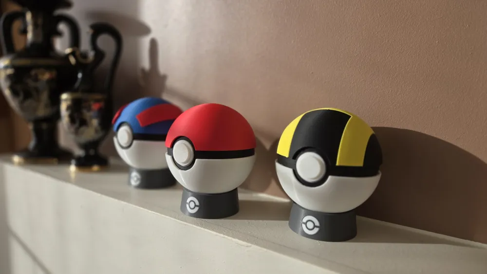 Pokémon Pokeball Stand - Free 3D Print Model - MakerWorld