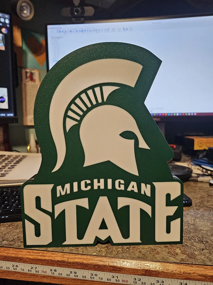 Michigan State LightBox - Free 3D Print Model - MakerWorld