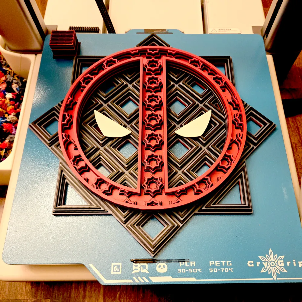 Deadpool Dimensional Grid Mosaic by w3r3wolv3s - MakerWorld